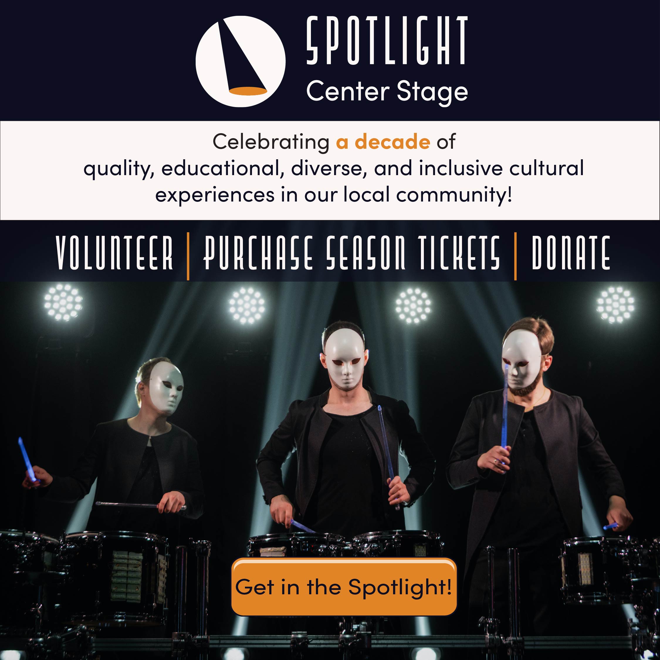 Spotlight Center Stage – HC Graphic Design